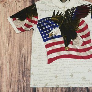 Guide Gear | Shirts | Guide Gear Polo Shirt Mens Red White Blue ...